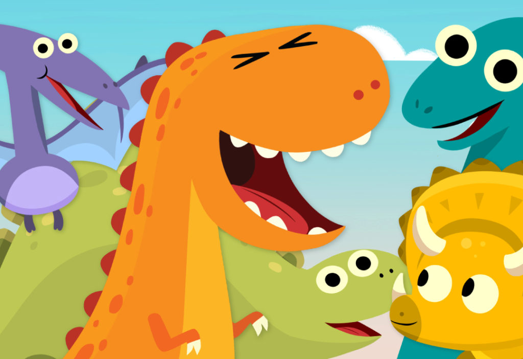How To Teach Ten Little Dinosaurs - Super Simple