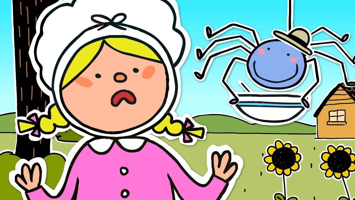 Little Miss Muffet Clipart