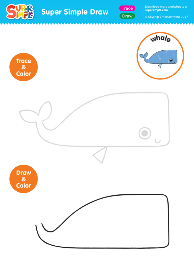Super Simple Draw - Whale - Super Simple