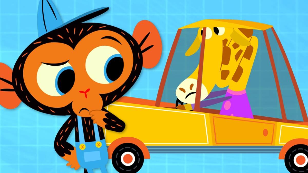 Mr. Giraffe's Car Is Too Small! - Super Simple