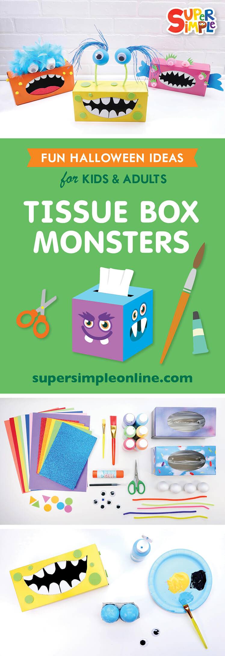 Tissue Box Monsters - Super Simple