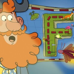 Captain Seasalt And The ABC Pirates "F" - Color - Super Simple