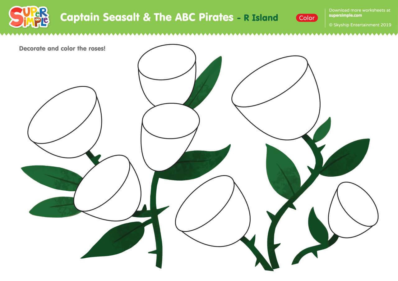 Captain Seasalt And The ABC Pirates "R" - Color - Super Simple