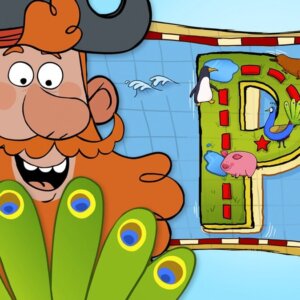 Captain Seasalt And The ABC Pirates "P" - Color, Write, Circle - Super ...