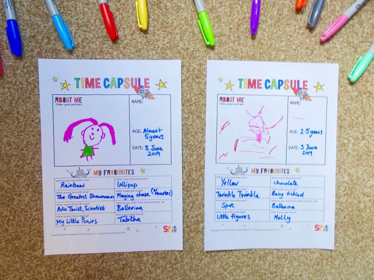 My Favourite Things Time Capsule - Super Simple