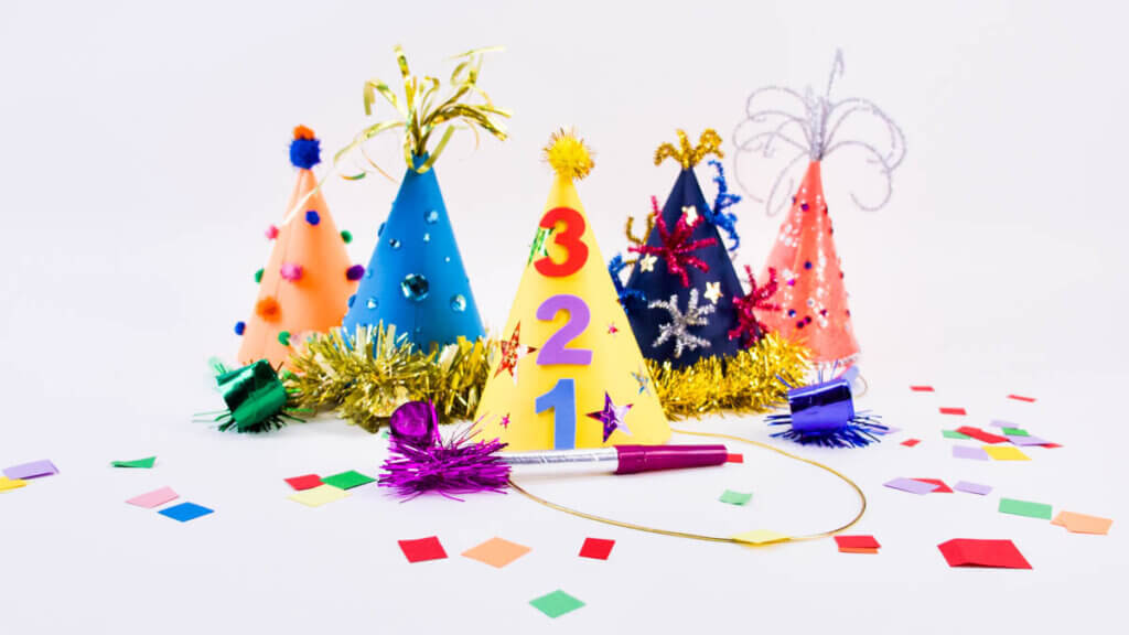 New Year’s Eve Party Hat Craft - Super Simple
