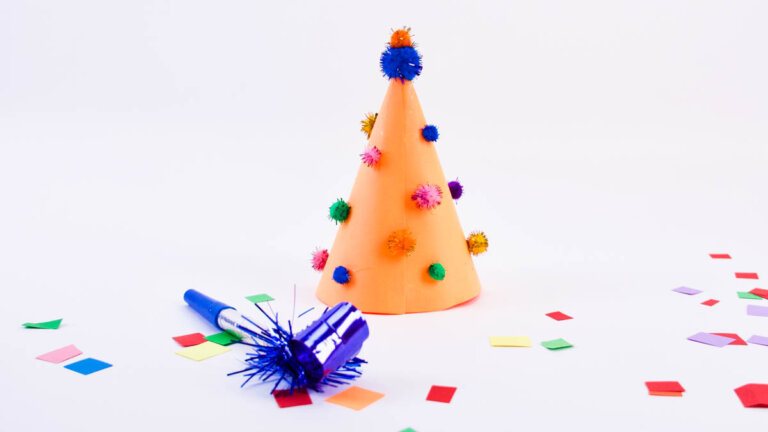 New Year’s Eve Party Hat Craft - Super Simple