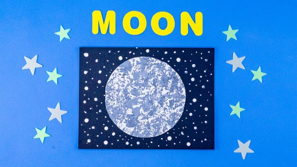 The Great Big Moon Craft - Super Simple