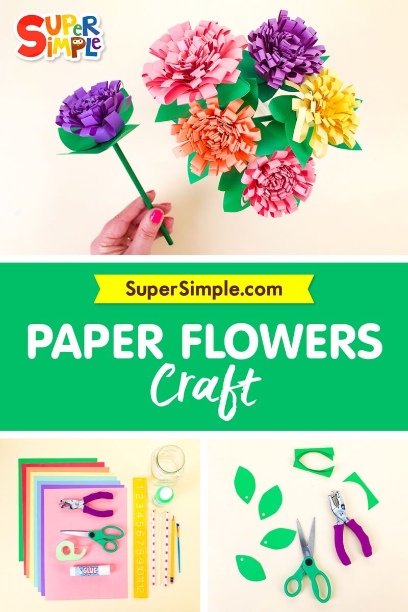 Colorful Carnations Craft - Super Simple