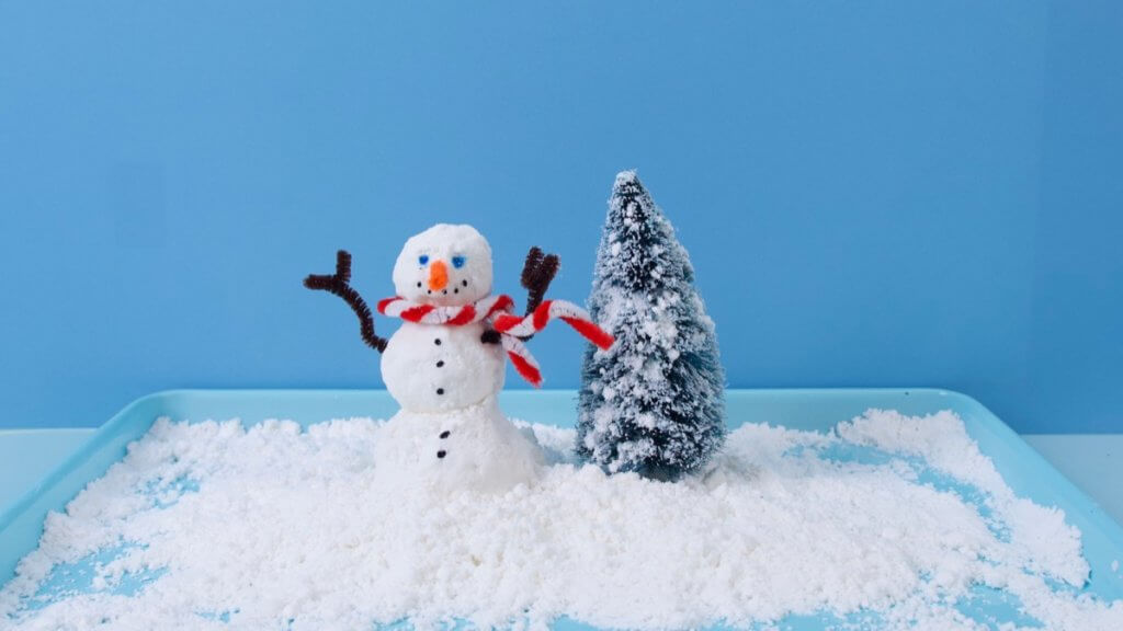 Make At Home Play Snow Activity - Super Simple