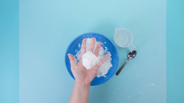 Make At Home Play Snow Activity - Super Simple