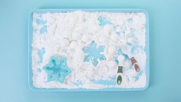 Make At Home Play Snow Activity - Super Simple