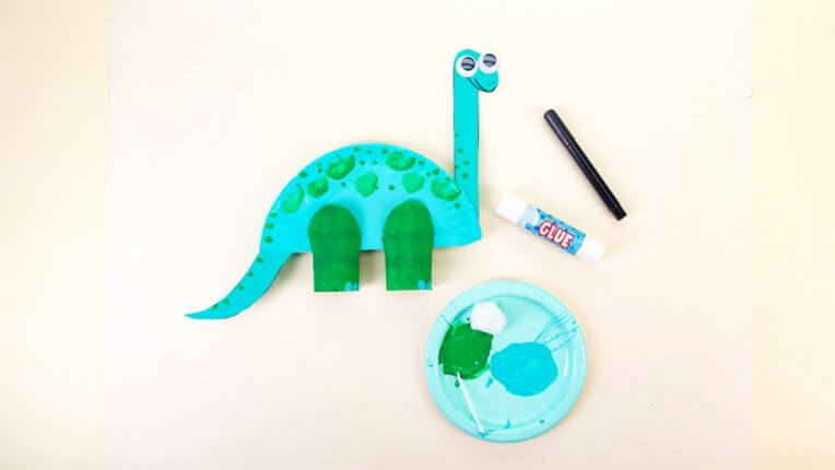 Super Simple Brontosaurus Dinosaur Craft - Super Simple