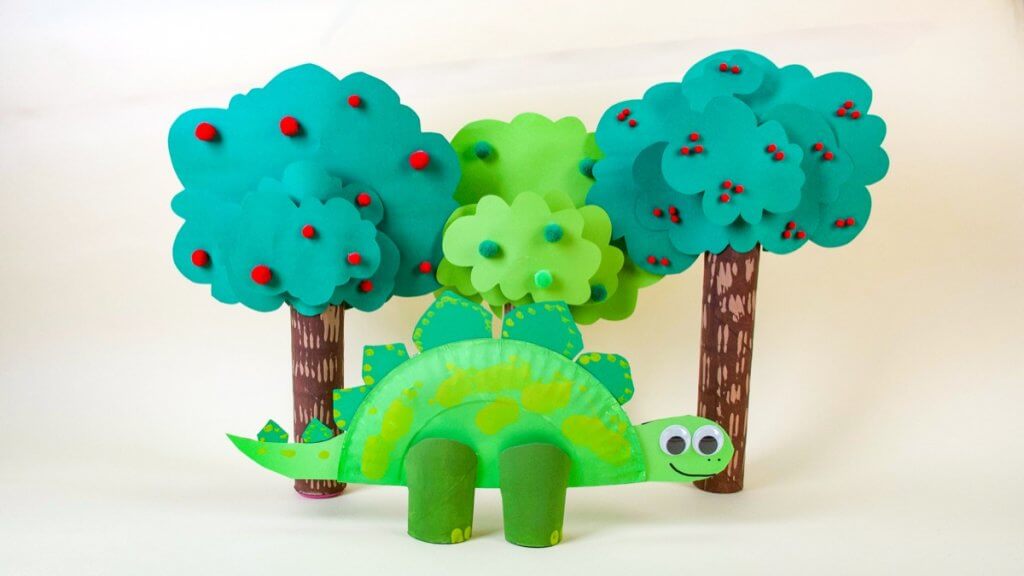 Super Simple Stegosaurus Dinosaur Craft - Super Simple