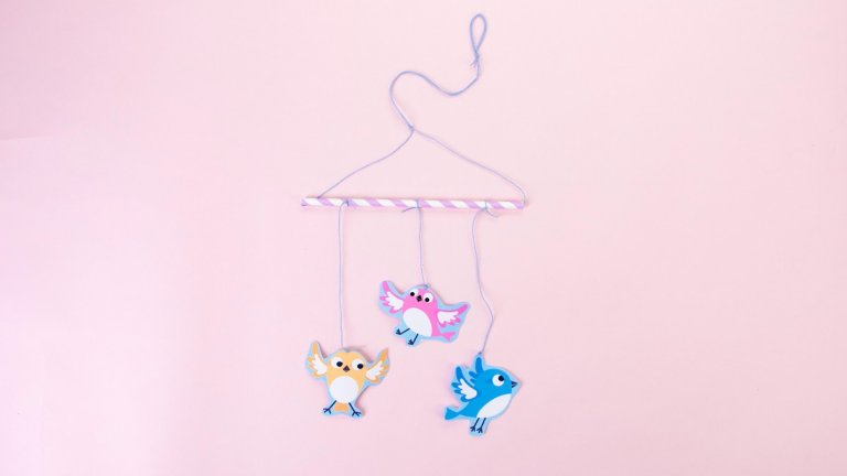 Treetop Family Mobile Craft - Super Simple