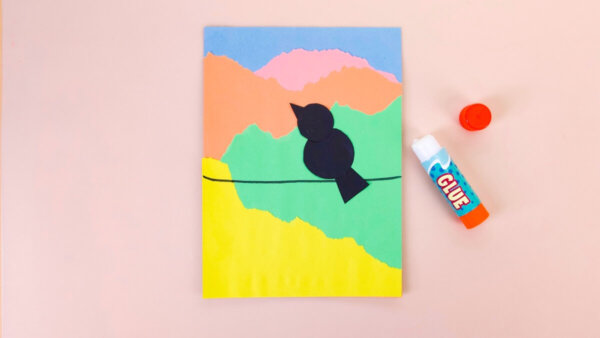 Birds On A Wire Craft - Super Simple