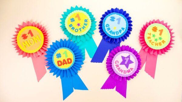 Jumbo Prize Ribbon Craft - Super Simple