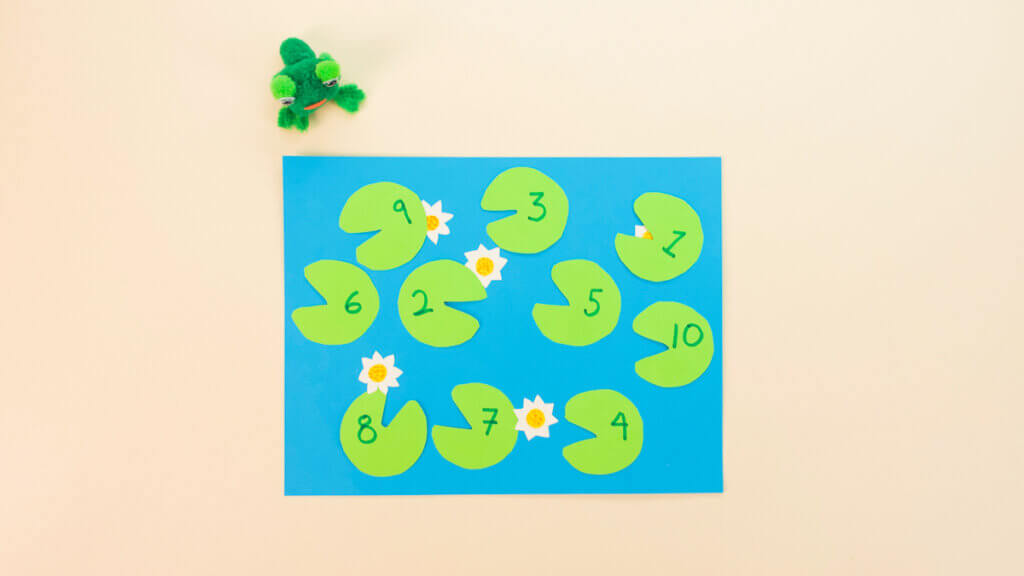 Lily Pads & Leaping Frog Counting Activity - Super Simple