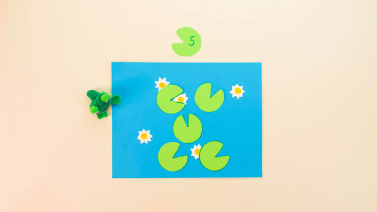 Lily Pads & Leaping Frog Counting Activity - Super Simple