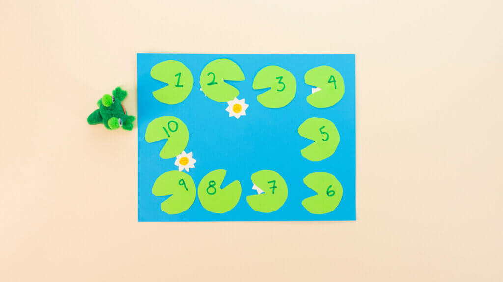 Lily Pads & Leaping Frog Counting Activity - Super Simple