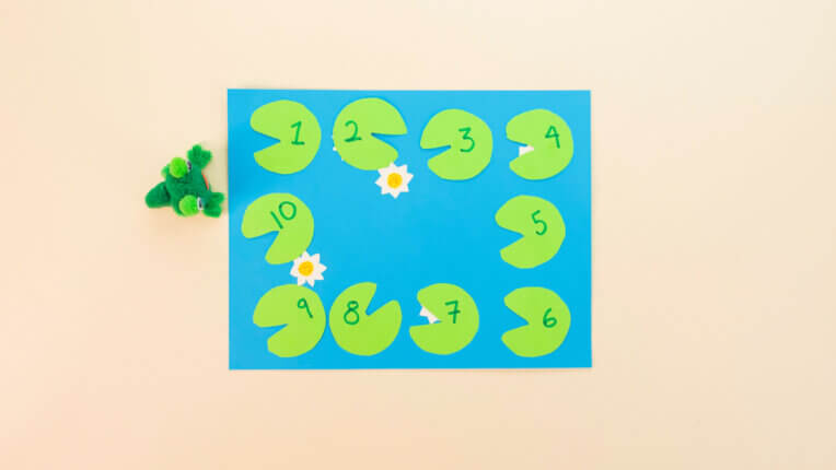 Lily Pads & Leaping Frog Counting Activity - Super Simple