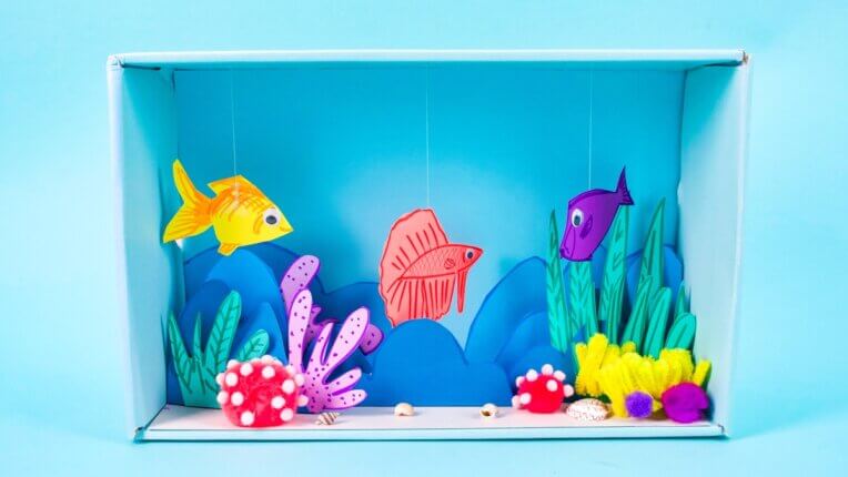 Underwater Diorama Craft - Super Simple