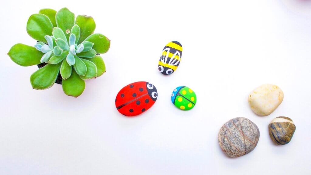 Make Your Own Rock Bugs! - Super Simple