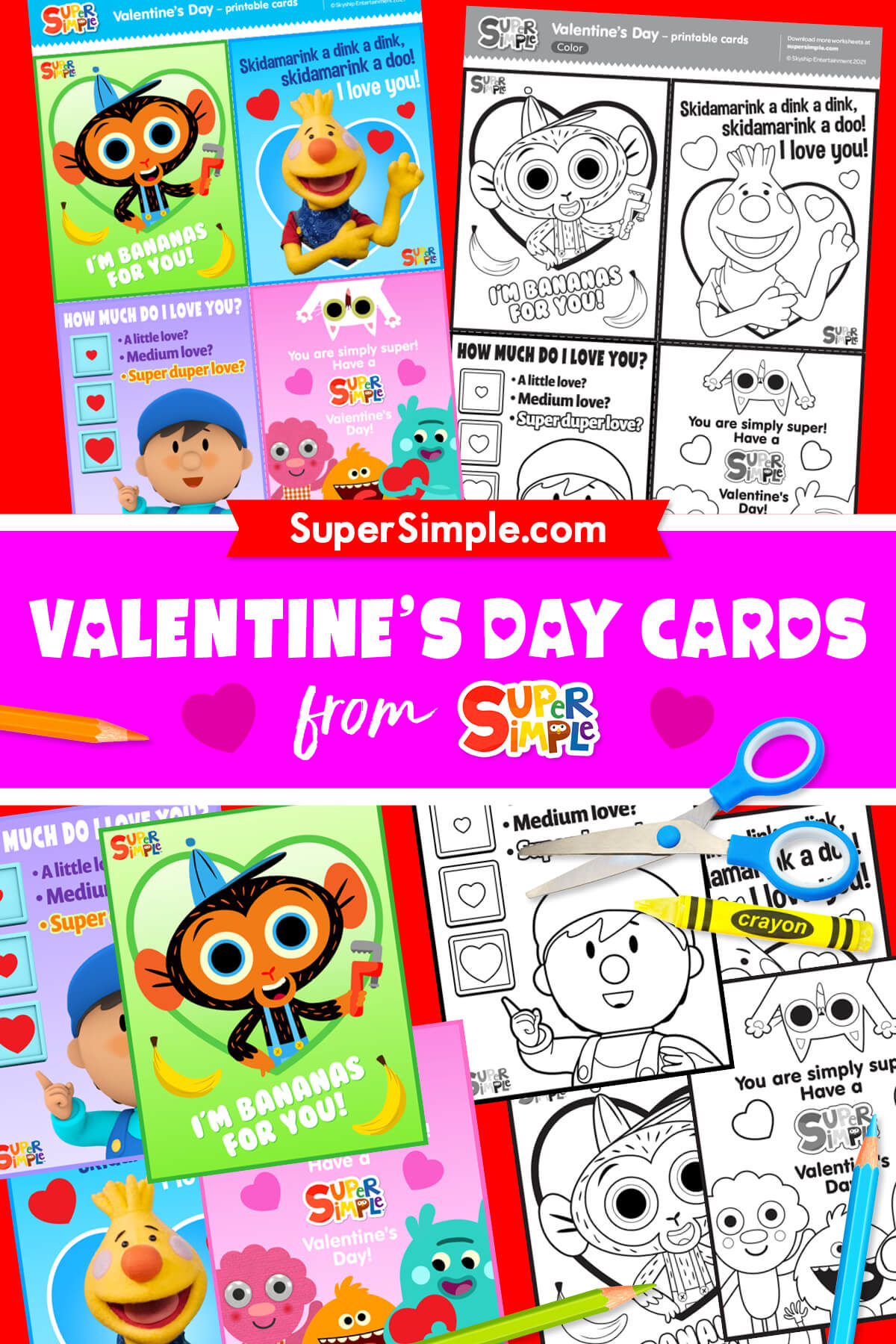 Super Simple Valentine's Day Cards - Super Simple