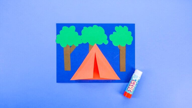 Let's Go Camping Craft - Super Simple