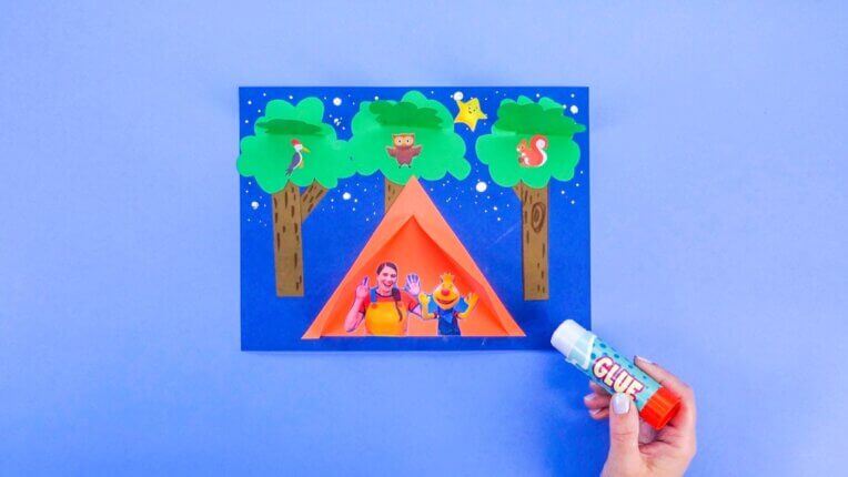 Let's Go Camping Craft - Super Simple