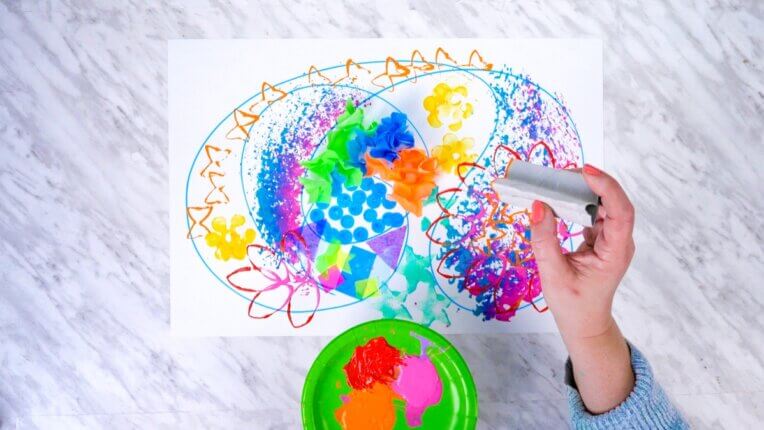 Abstract Art Activity - Super Simple