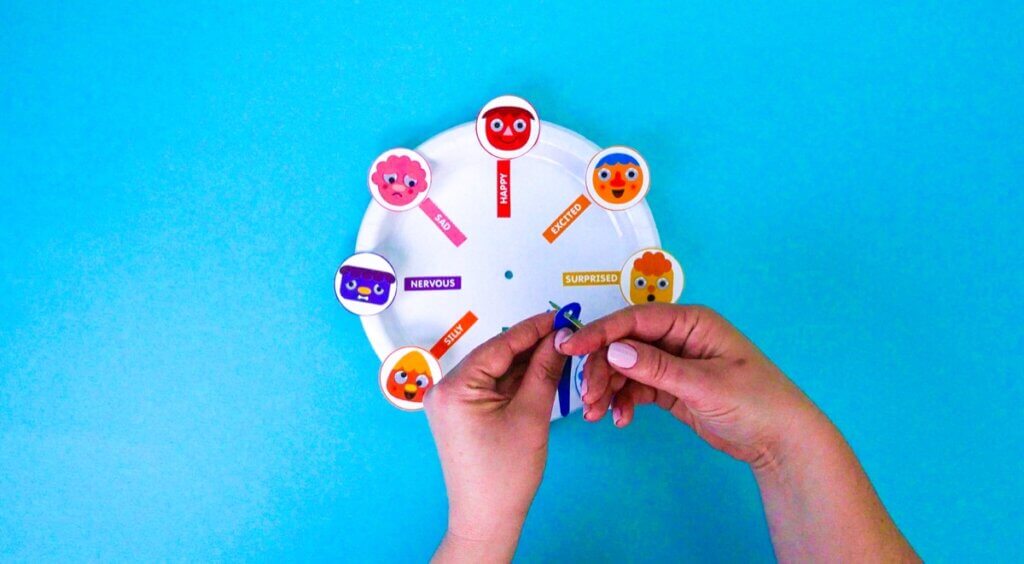 This Is A Happy Face Feelings Wheel - Super Simple