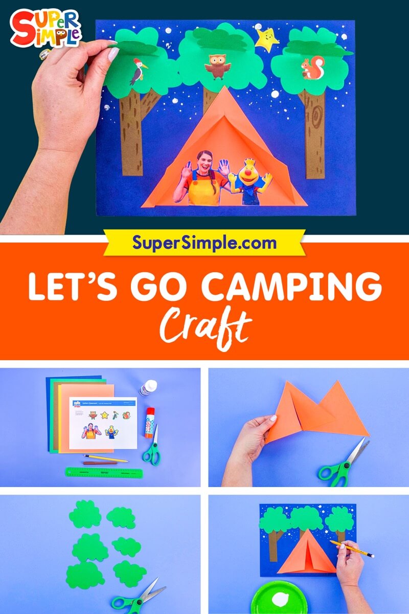 Let's Go Camping Craft - Super Simple