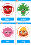 This Is A Happy Face Flashcards - Super Simple