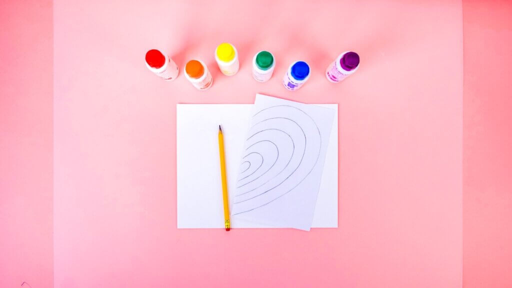 Rainbow Heart Craft - Super Simple