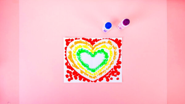 Rainbow Heart Craft - Super Simple