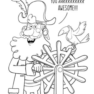 Line Up! Coloring Page - Super Simple