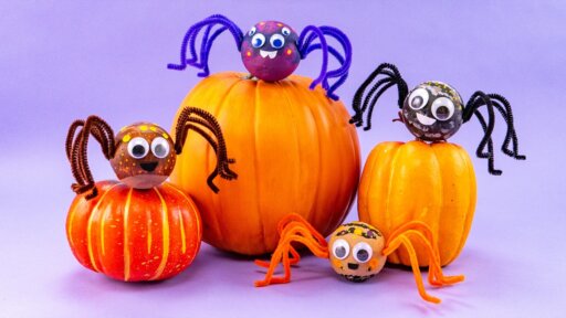 Spider Puppet Craft - Super Simple