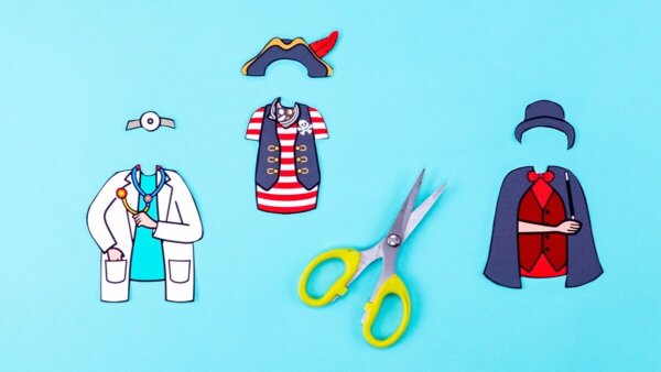 Dress Up Caitie for Halloween! Paper Doll Printable & Activity - Super ...