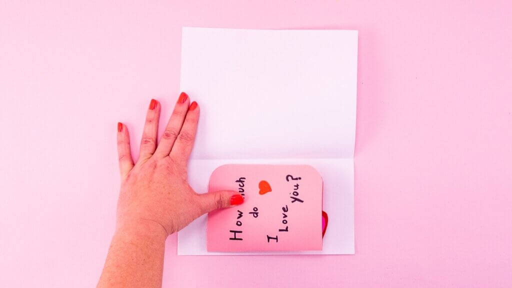 "I Love You This Much!" Homemade Card Craft - Super Simple