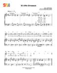 10 Little Dinosaurs Sheet Music - Super Simple