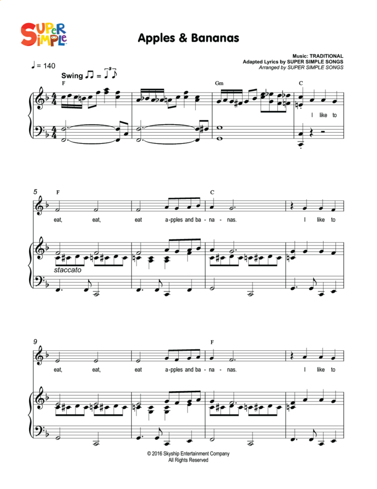 Apples & Bananas - Super Simple Songs