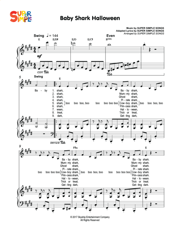 Baby Shark Halloween - Super Simple Songs