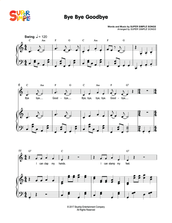 Bye Bye Goodbye - Super Simple Songs