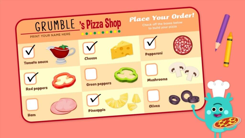 Restaurant Pretend Play Order Forms - Super Simple