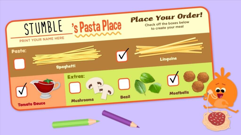 Restaurant Pretend Play Order Forms - Super Simple