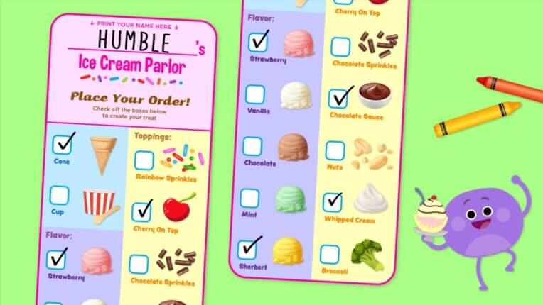 Restaurant Pretend Play Order Forms - Super Simple