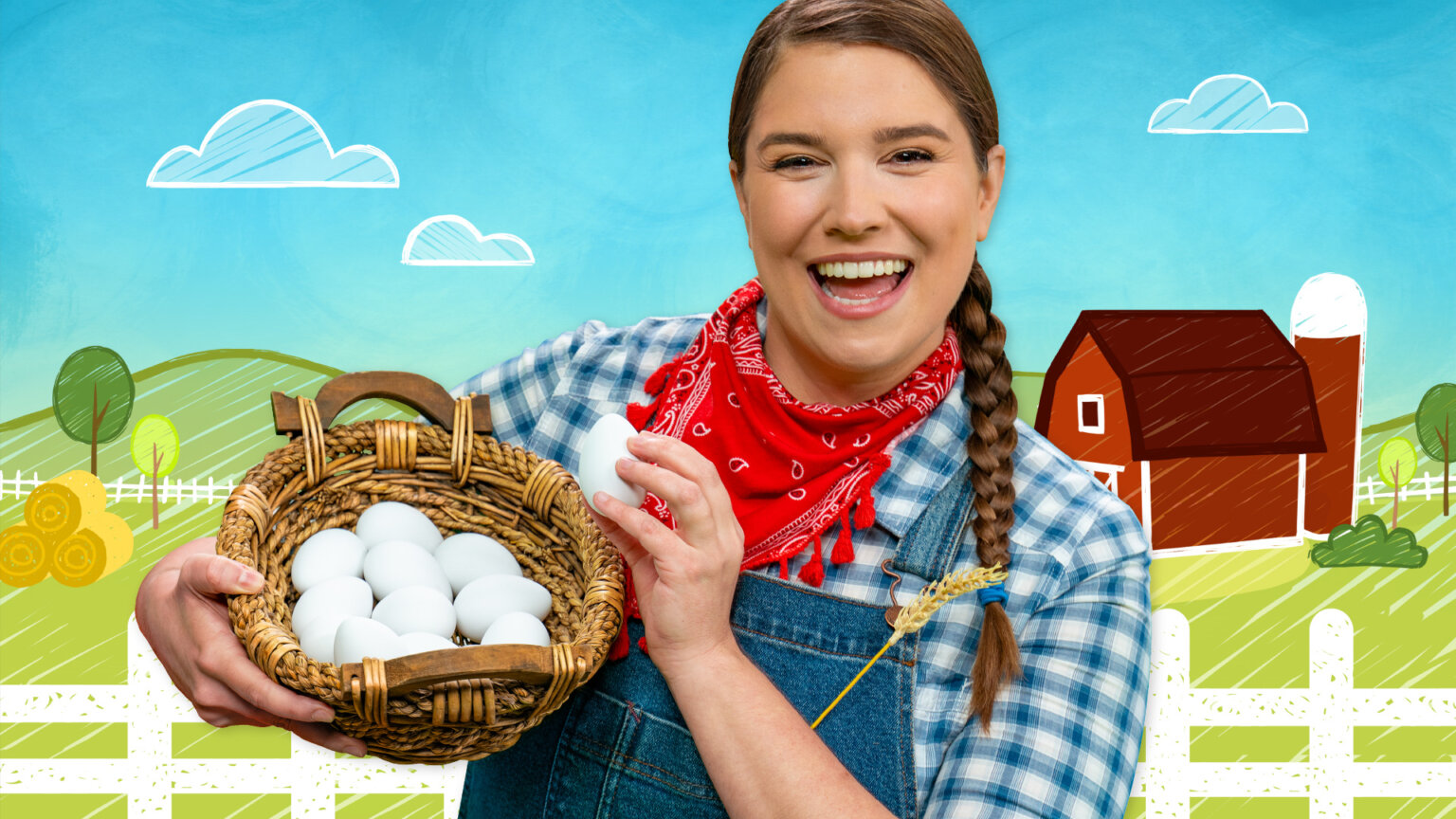 The Farmer In The Dell (Finny the Shark) - Super Simple Songs