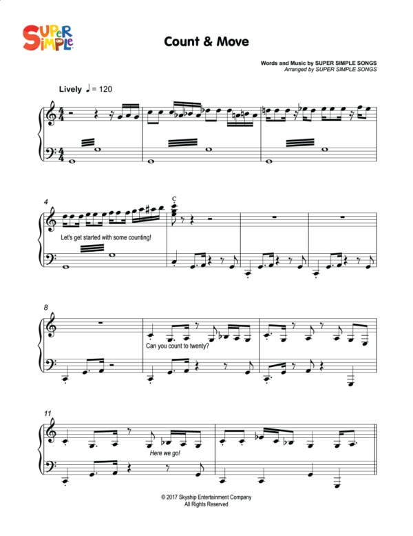 Count & Move - Super Simple Songs