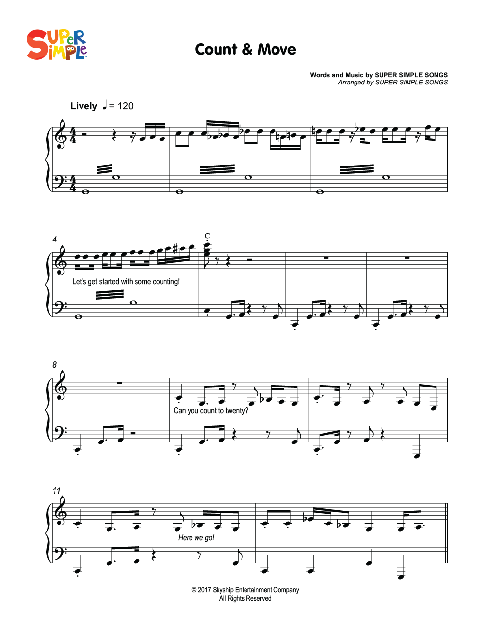 Count & Move - Super Simple Songs